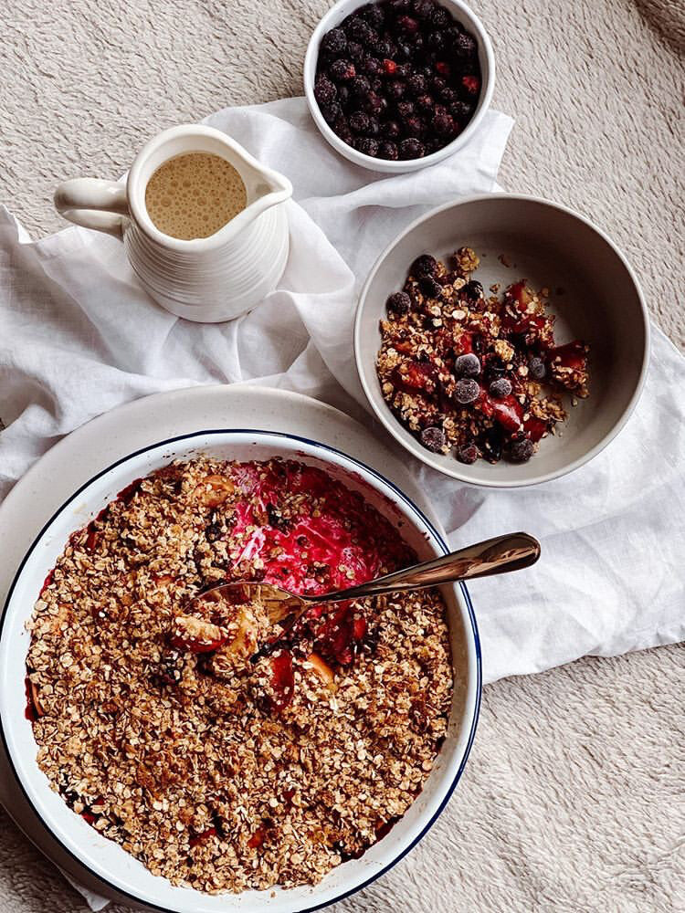 Apple & Blackcurrant Crumble – All Good NZ